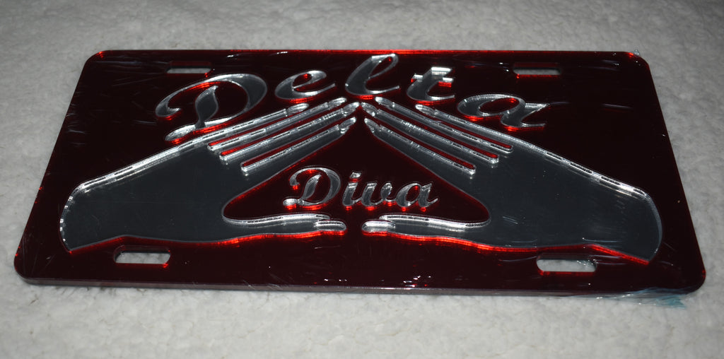 DST Diva License Plate – J Mar Greek Life