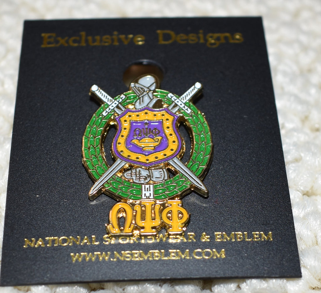 Omega Crest Lapel Pin – J Mar Greek Life