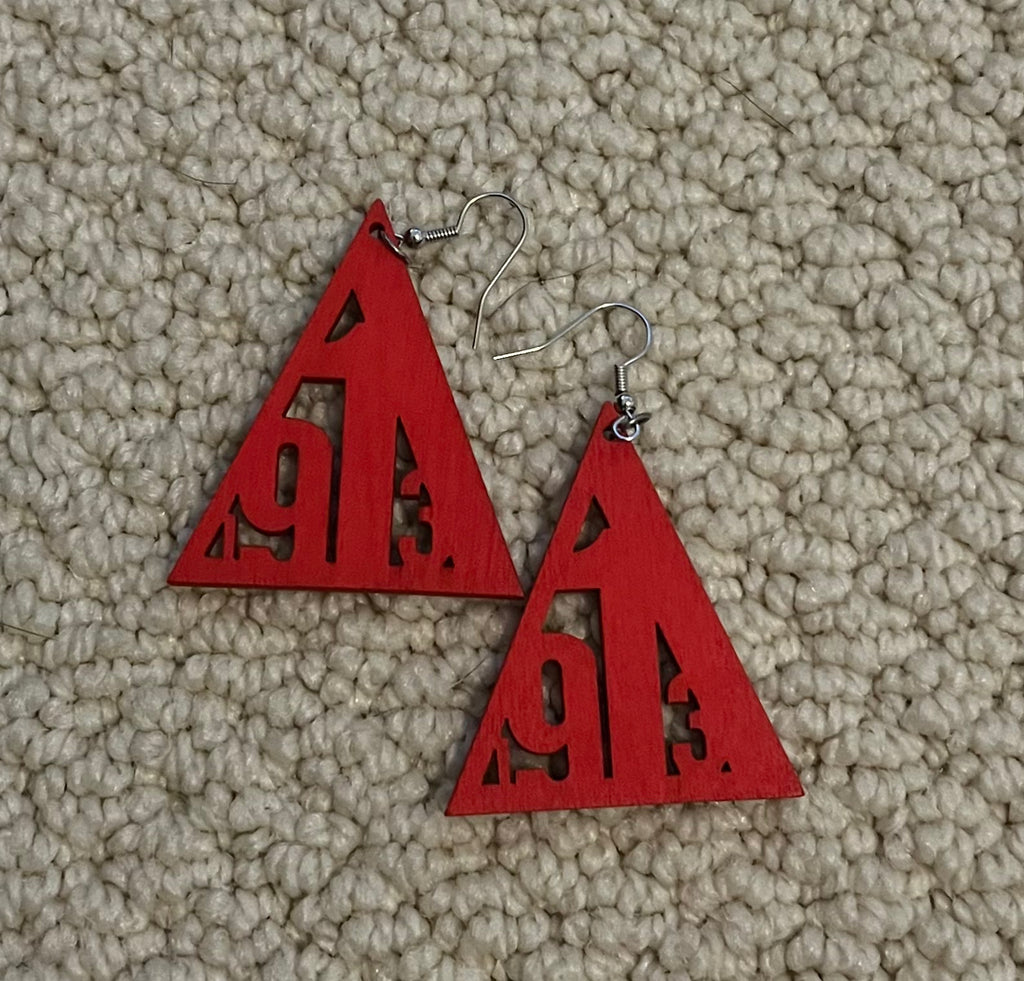 DST Pyramid/1913 Earring – J Mar Greek Life