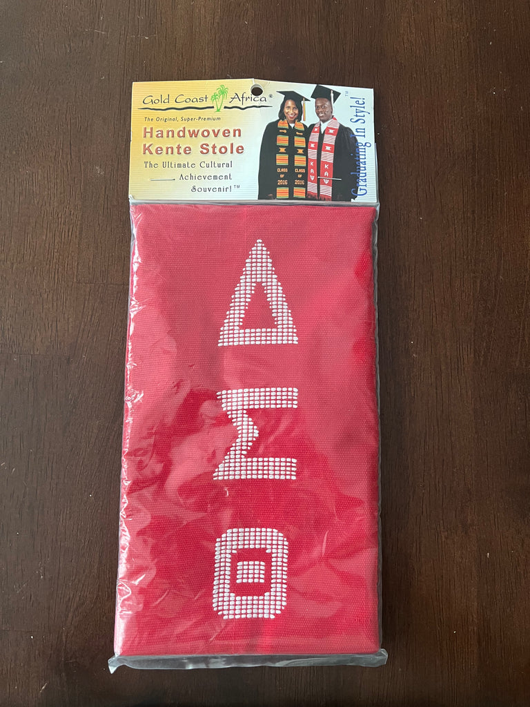 DST Kente Stole – J Mar Greek Life