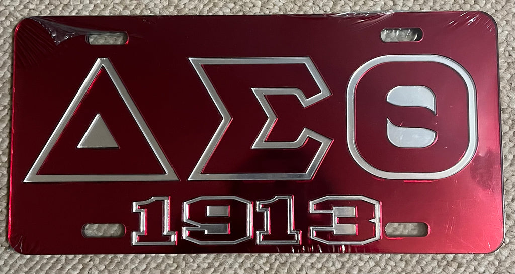 DST License Plate – J Mar Greek Life